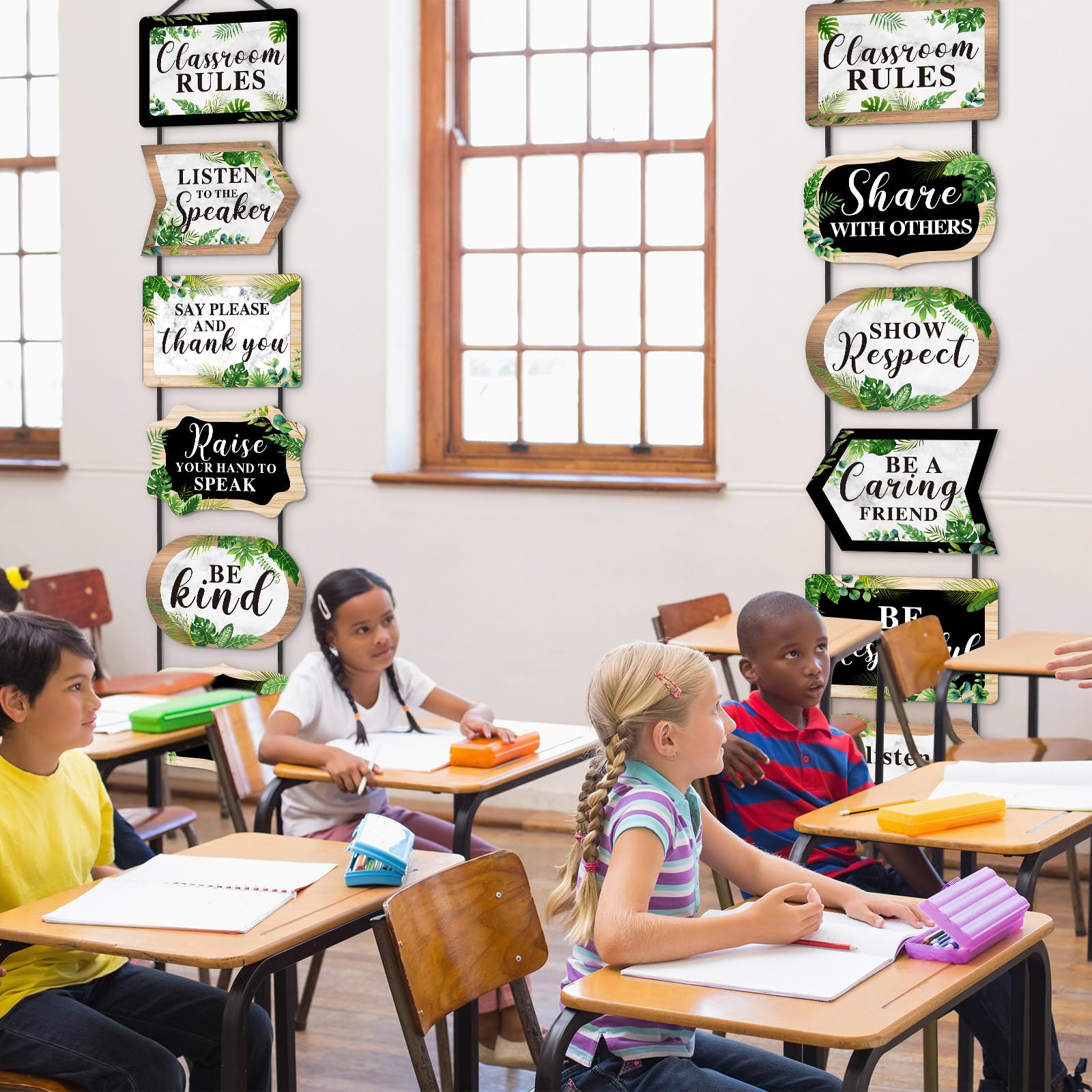 Classroom Decorations Buy DFZUS 9 Classroom Rules S Classroom Bulletin ...