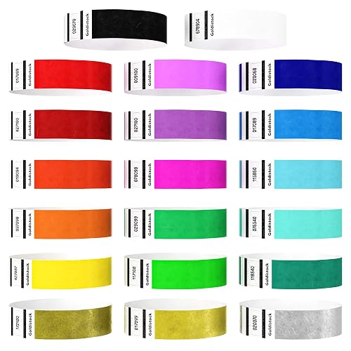 Goldistock Top 20" 200 Ct. Variety Pack- ¾” Arm Bands - 20 Unique ...