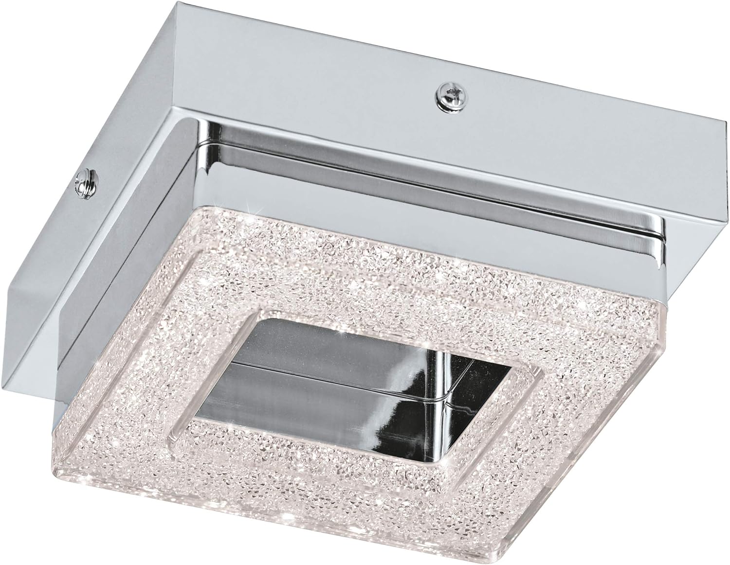 EGLO Wall/Ceiling Lamp, Steel, Integriert, 4 W, Chrome: Amazon.co.uk ...