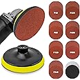 73Pcs Angle Grinder Sanding Disc, 5 Inch Hook and Loop Backing Pad with ...