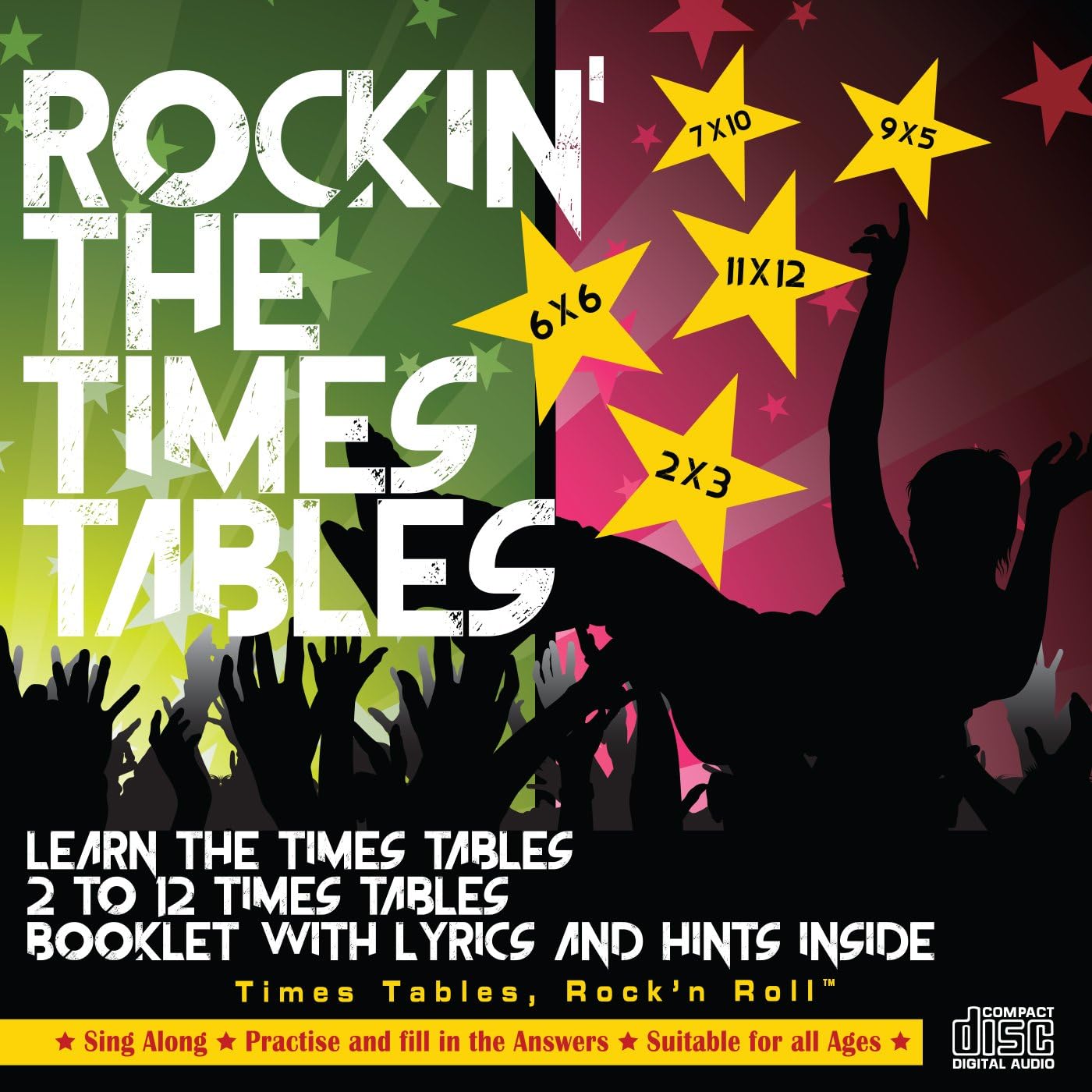 Rockin' The Times Tables Audio CD. Times Tables Rock'n Roll.: Amazon.co ...