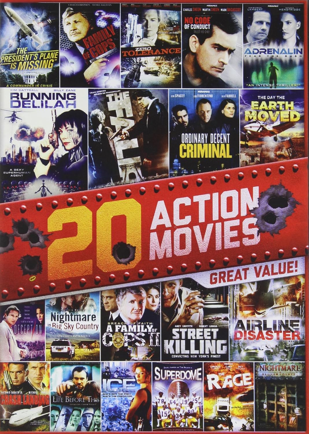 20-Movie Action Pack 3 DVD Region 1 US Import NTSC: Amazon.co.uk: DVD ...