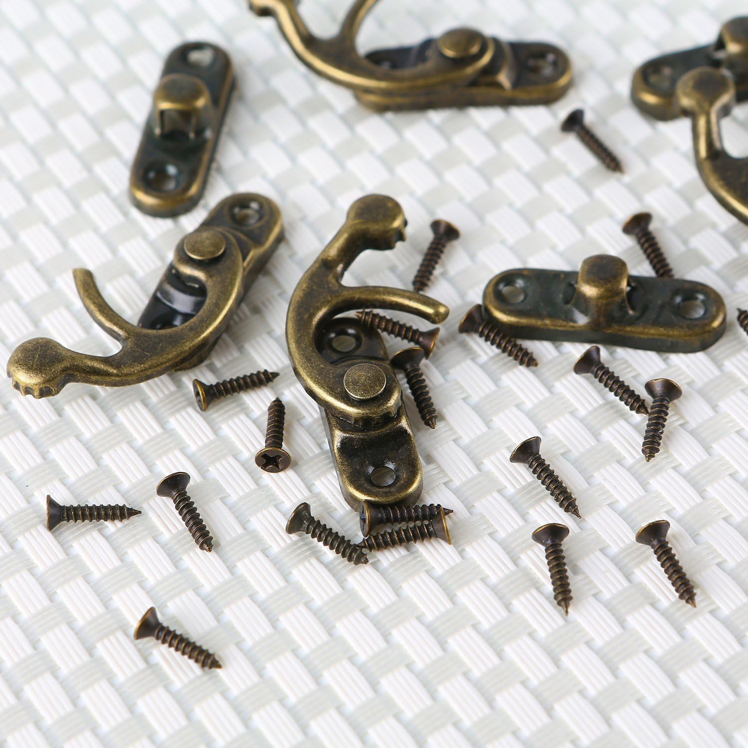 30 Sets Antique Right Latch Hook Hasp Wood Jewelry Box Hasp Catch ...