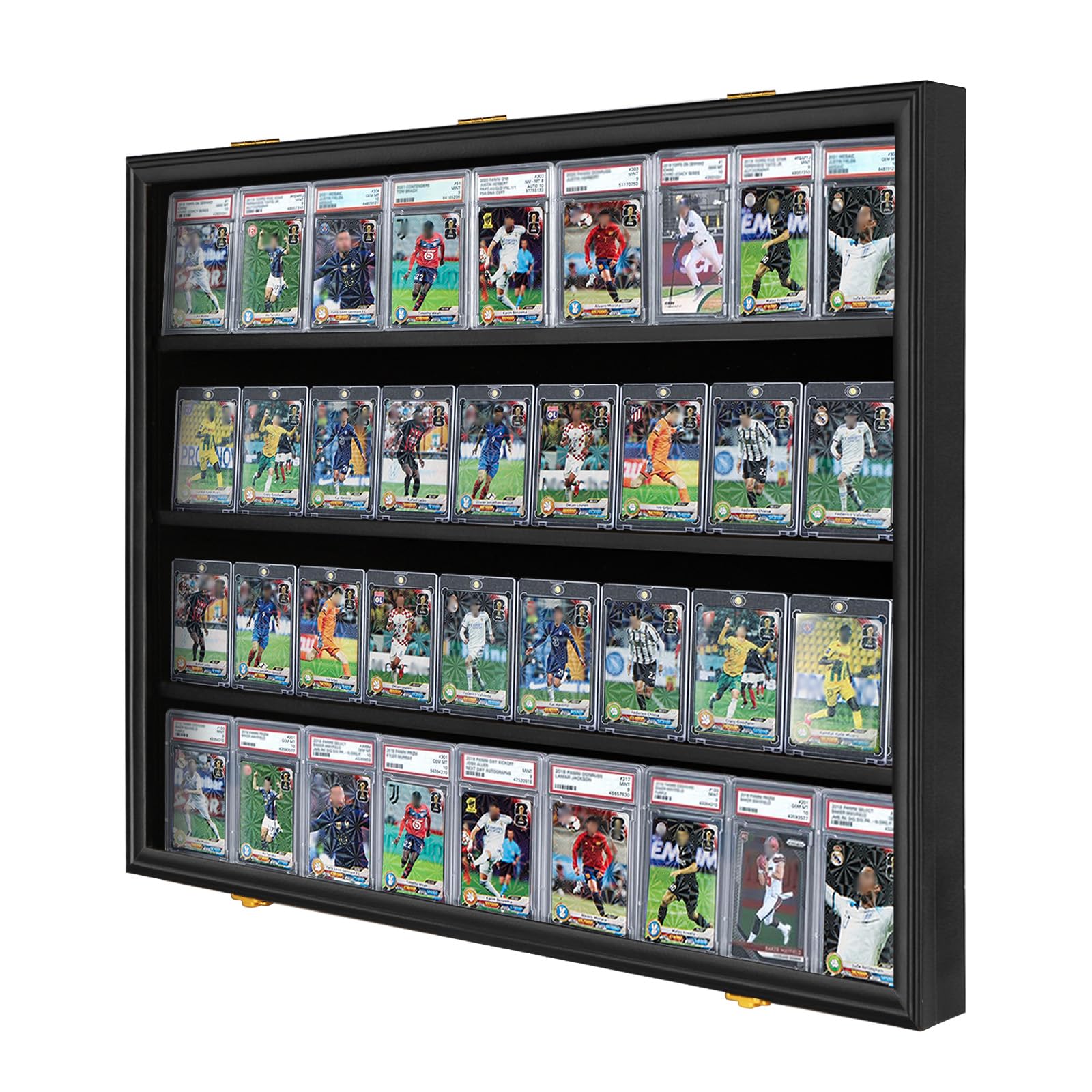 Graded Sports Card Display Case Lockable,Trading Card Collector Wall ...
