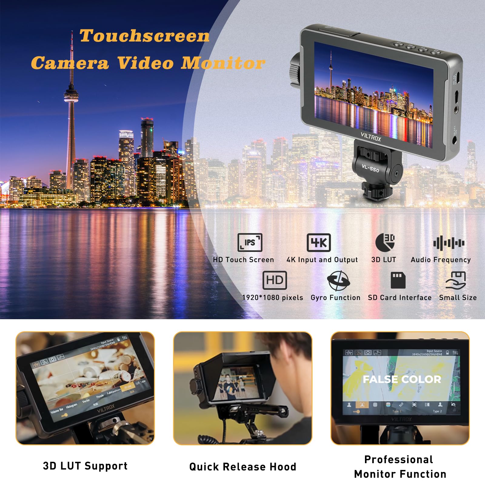 Mua DC-550 Pro DSLR Camera Field Monitor - 5.5-Inch Touchscreen ...