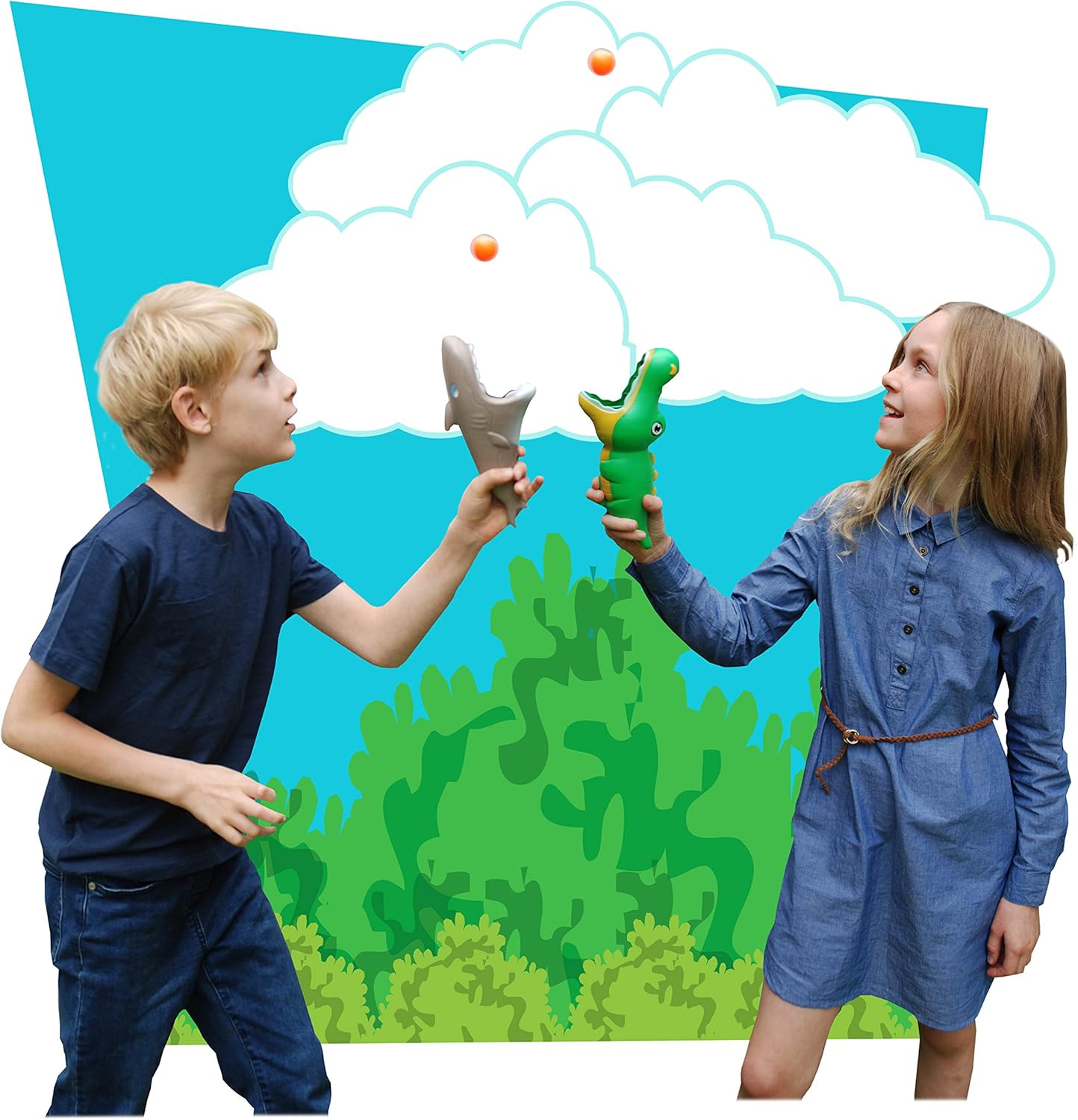 Animal Catch Ball Gun – Shark from Deluxebase. Fun Ocean Ball Popper ...