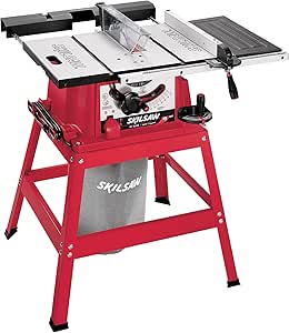 SKIL 3400-15 15 Amp 10-Inch Table Saw with Stand and Dust Collection ...