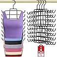 Amazon.com: 4Pcs Tank Top Hangers Space Saving Hanger Organizer Bra ...