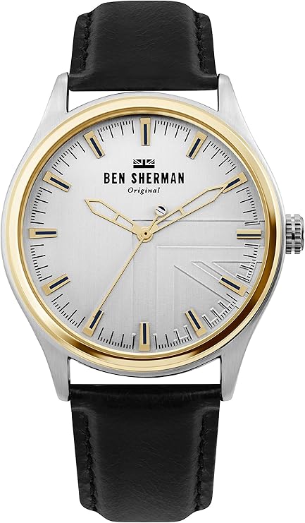 Ben Sherman Mens Analogue Classic Quartz Watch with Leather Strap ...