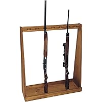 Amazon.com: Evans Sports Seven-Gun Wooden Standing Floor Gun Display ...