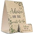Amazon.com: Advice for the Parents-to-Be Sign, Baby Shower Advice Game ...