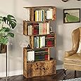 Amazon.com: Rolanstar Bookcase with Cabinet,5-Tier Freestanding ...