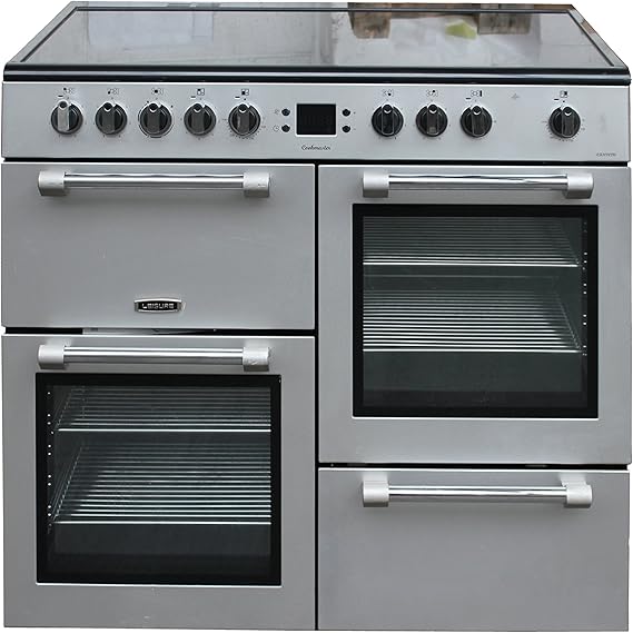 Leisure CK100C210S Cookmaster 100cm Electric Range Cooker - Silver ...