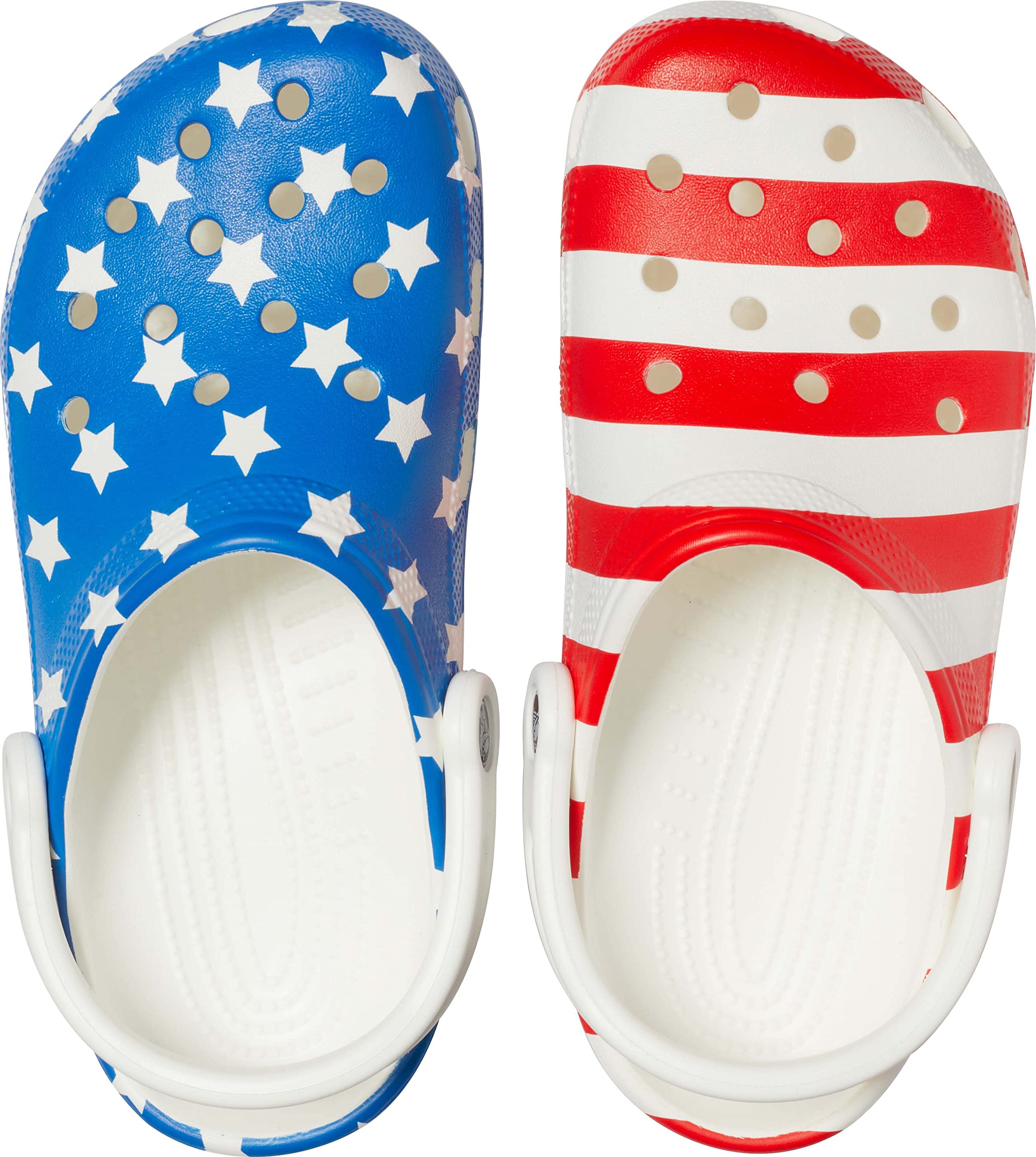 Crocs Classic American Flag Clog White/Multi Men's 4, Women's 6 Medium ...