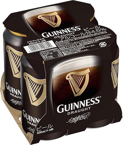 Amazon.co.jp： ドラフトギネス 330ml×4本: 食品・飲料・お酒