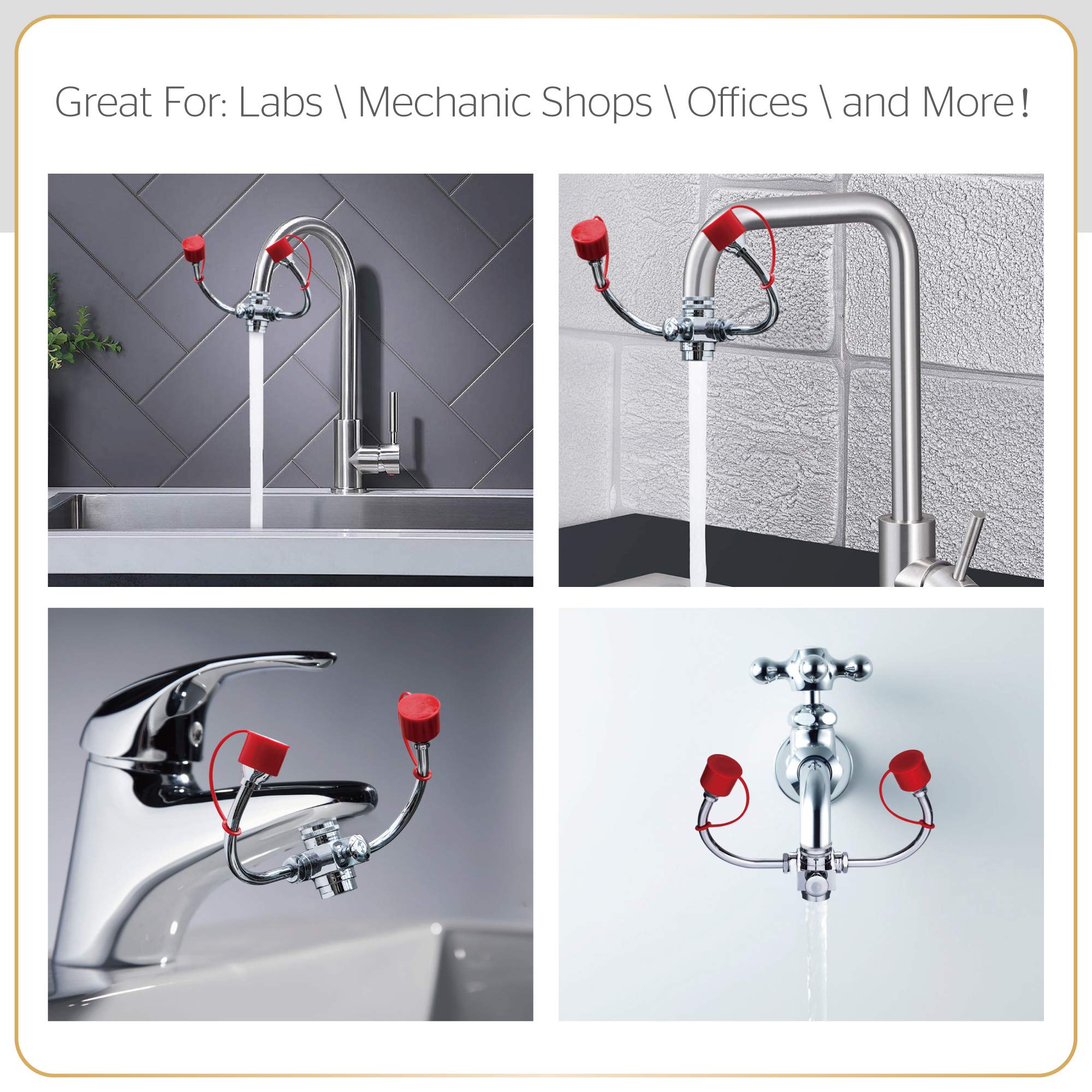 Mua Beauty Kate Eye Wash Station, Emergency Eyewash Stations Faucet ...