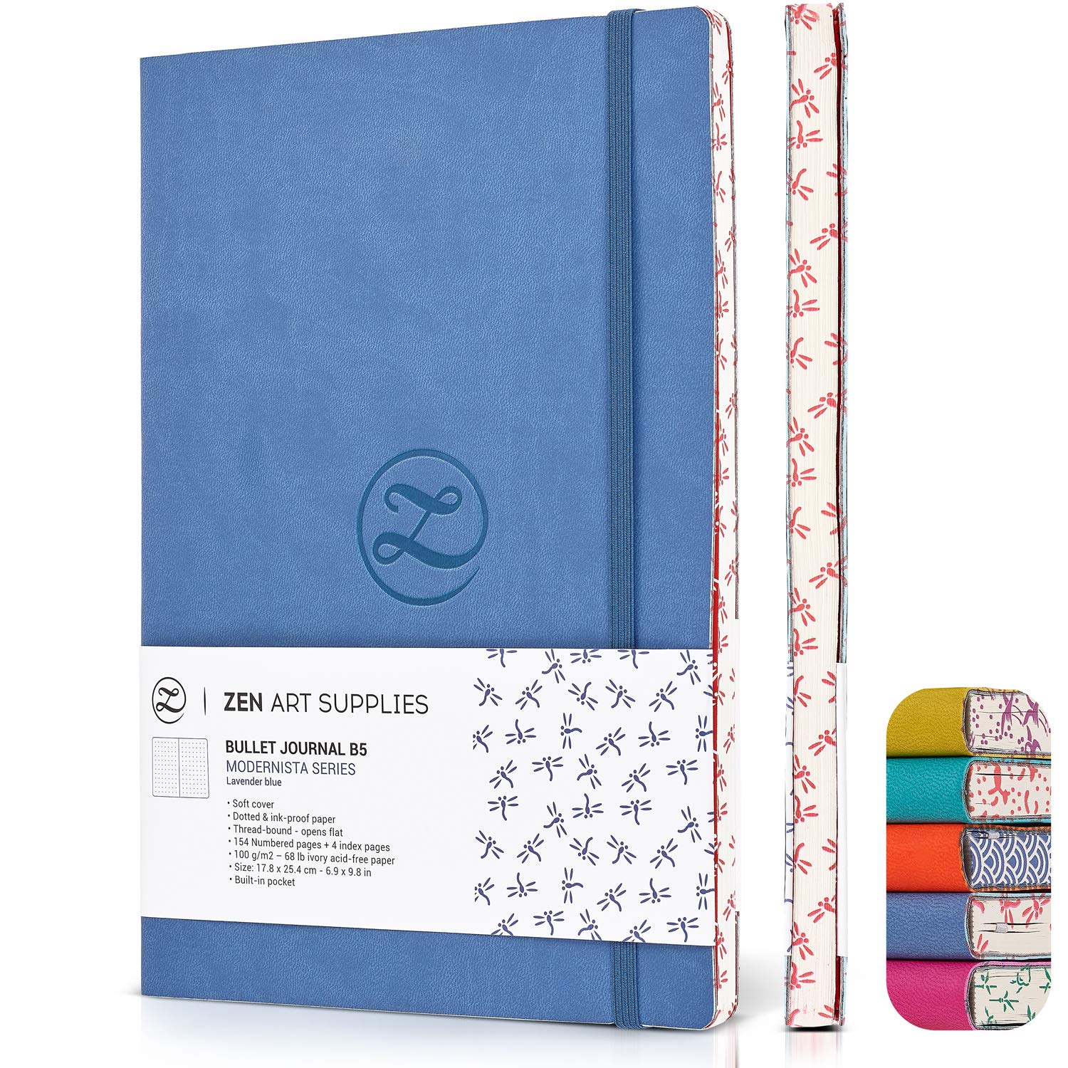 Buy ZenART Faux Leather Dotted Journal B5 Sized 7 X 10 inch With buy-zenart-faux-leather-dotted-journal-b5-sized-7-x-10-inch-with
