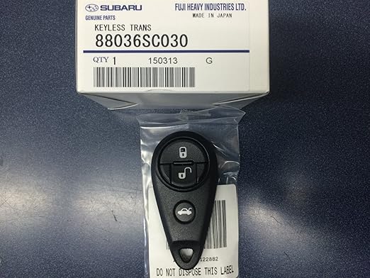 Amazon.com: Genuine Subaru OEM Keyless Entry Remote Fob 2010-2014 ...