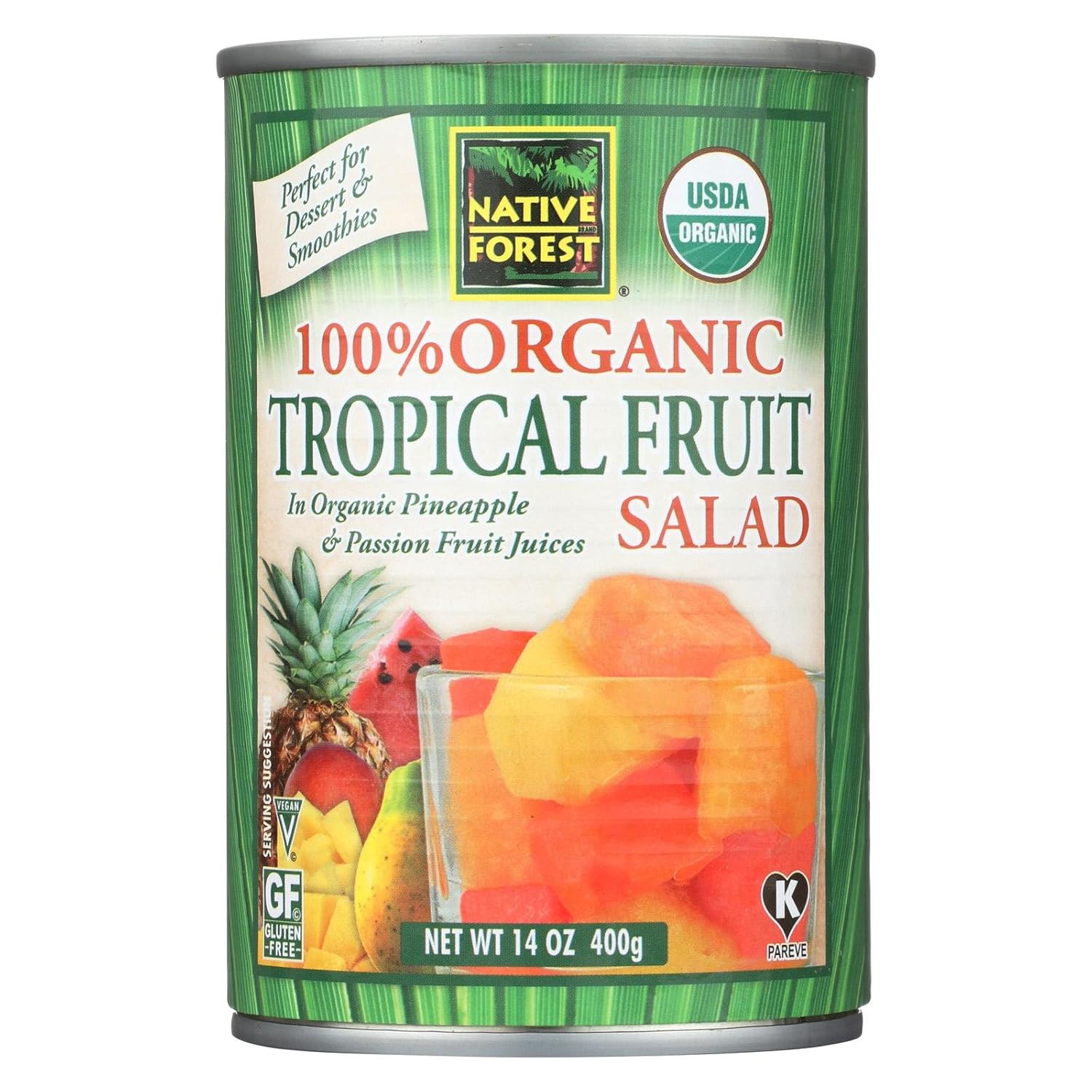 Amazon.com : Native Forest Tropical Fruit Salad Organic, 14-Ounce (Pack ...