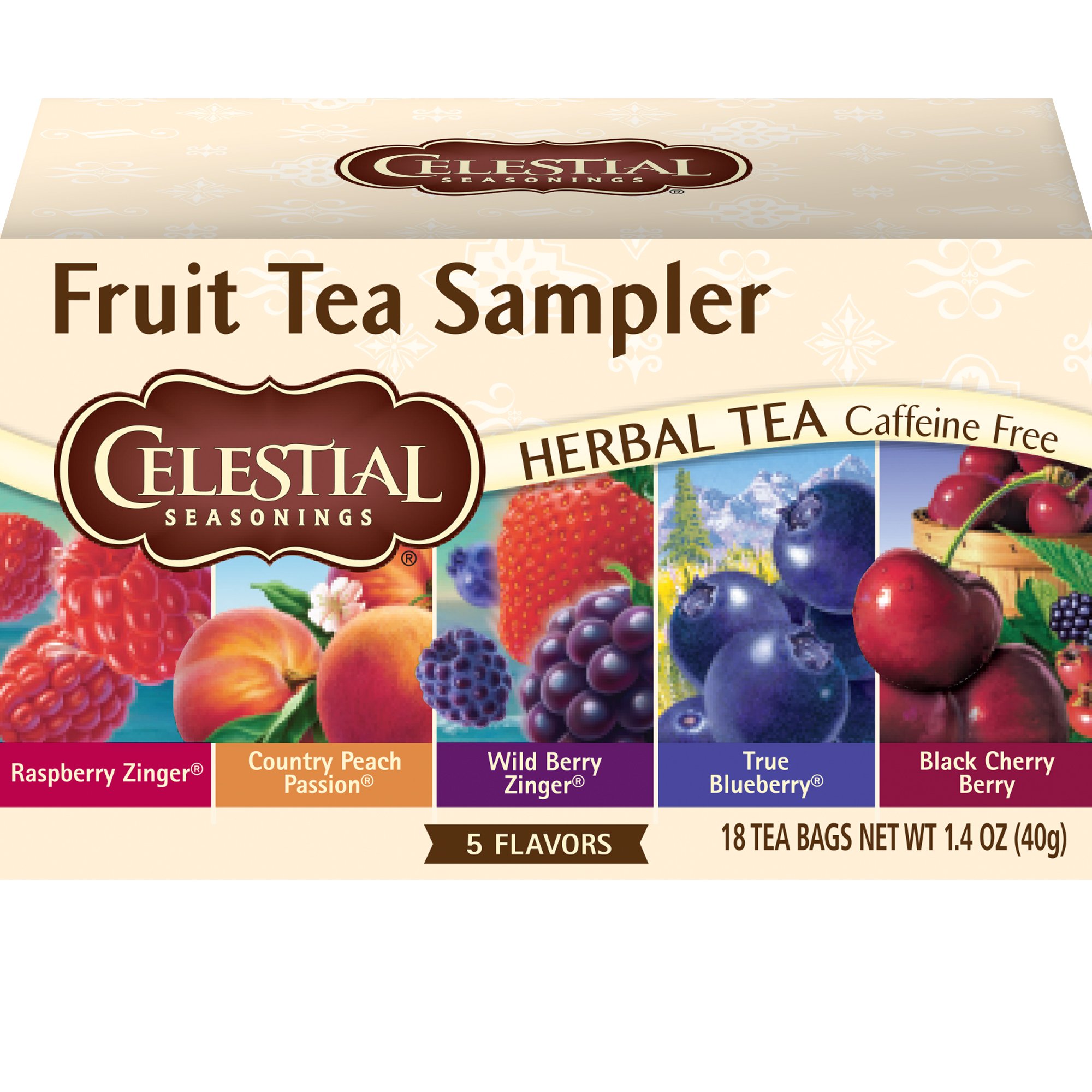 Amazon.com : Celestial Seasonings Herbal Tea, Cranberry Apple Zinger ...