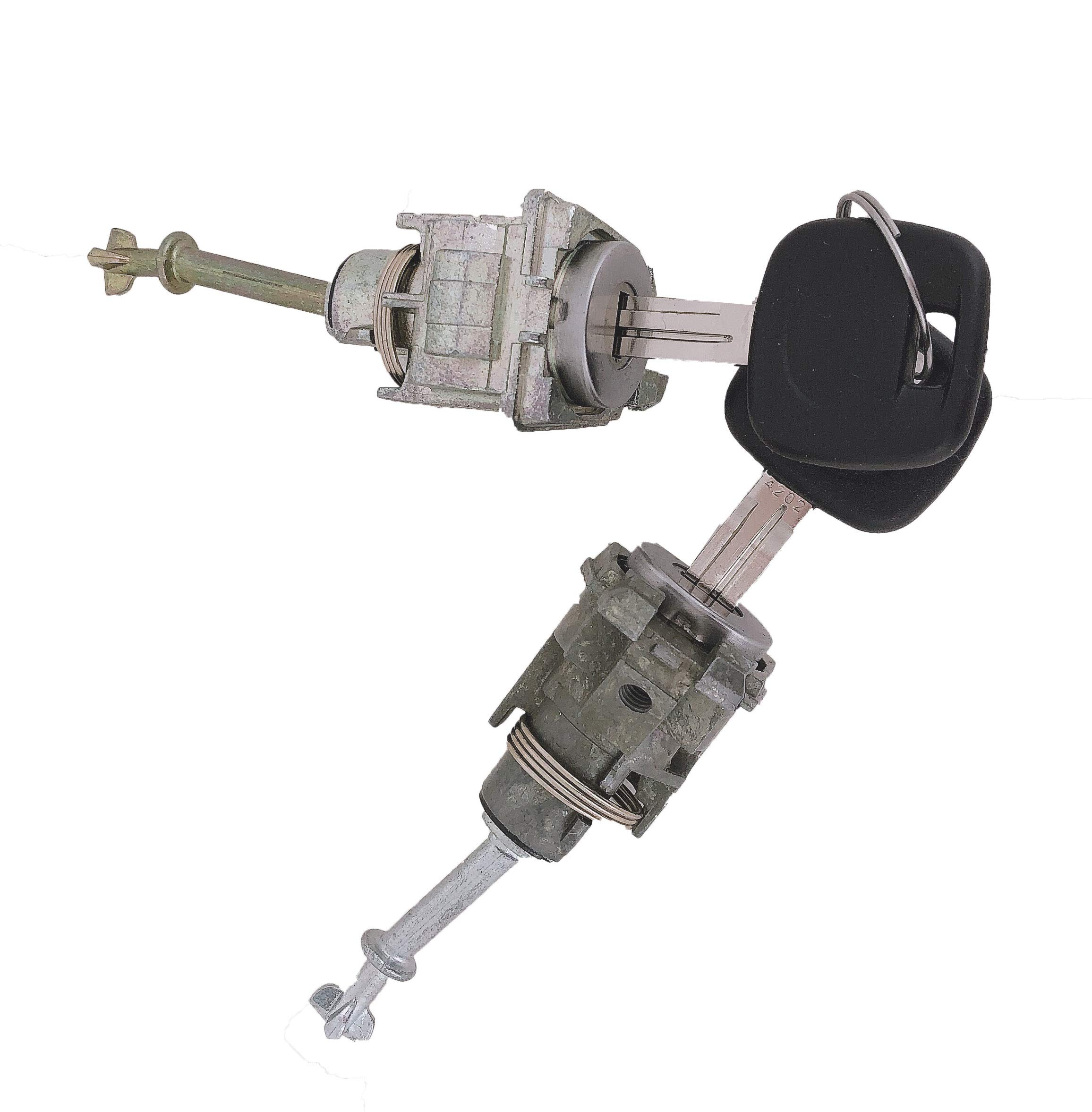 Golden Selection Door Lock Cylinder with 2 Keys Compatible with 2002 ...
