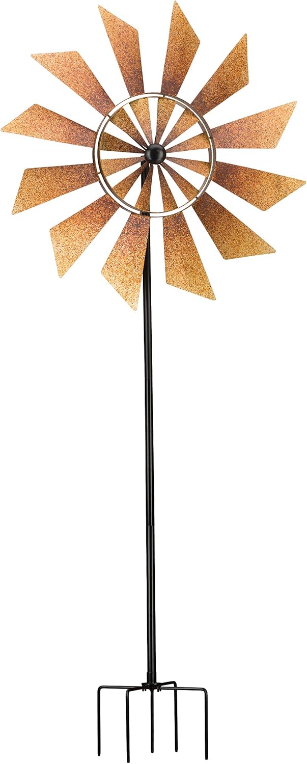 Metall Windrad - Kinetic 81 Rustic Turbine - wetterfest, leichtgängig ...