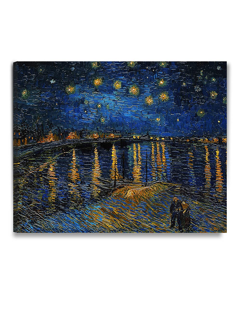 DECORARTS - Starry Night Over The Rhone, Vincent Van Gogh Art ...