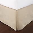 Amazon.com: Levtex Home King Size Faux Linen Dust Ruffle, 16-inch Drop ...