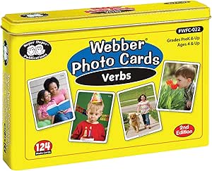 Amazon.com : Super Duper Publications | Webber Verbs Color Photo Flash Cards 2nd Edition ...
