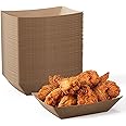 Amazon.com: JOLLY CHEF 2lb Paper Food Trays, 100 Pack Disposable Paper ...