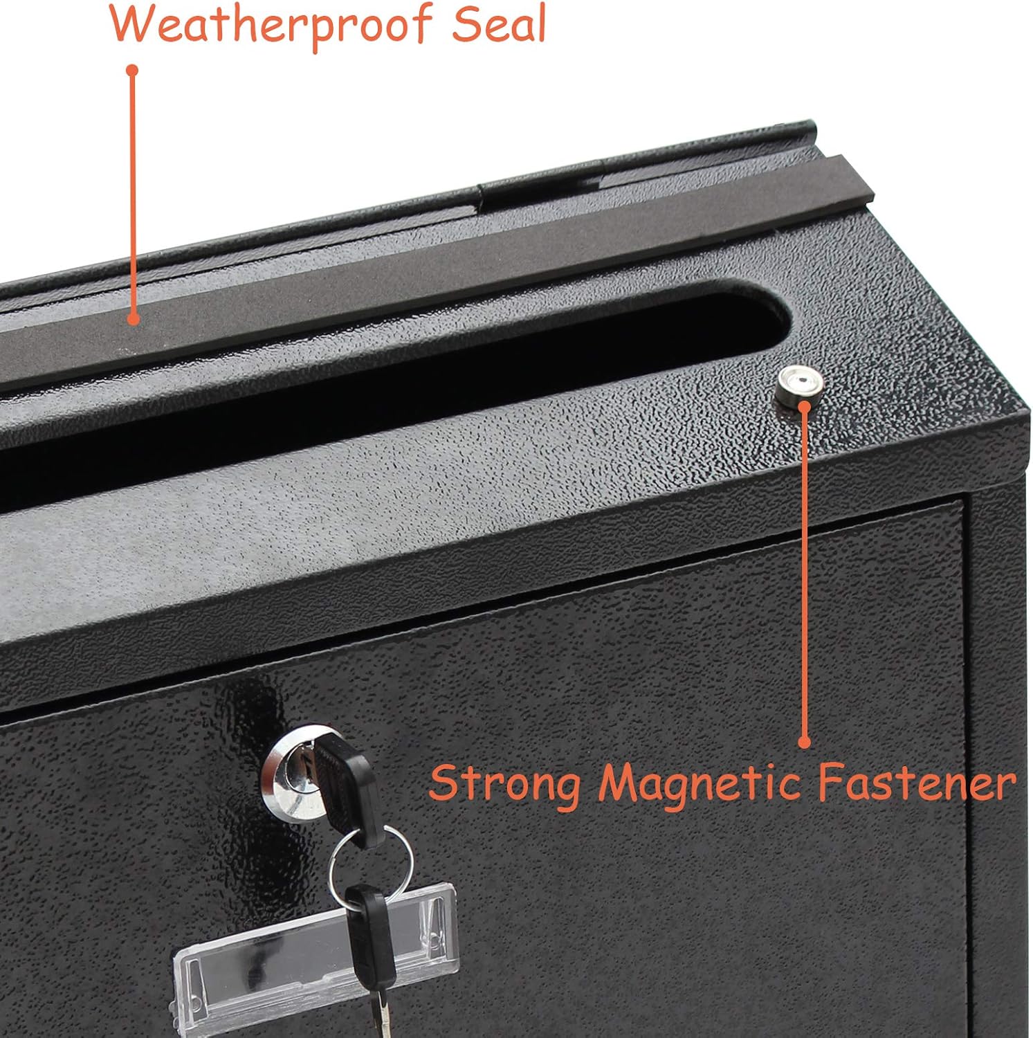 Display4top Lockable Letter Box | Post Box | Mail Box with Cover ...