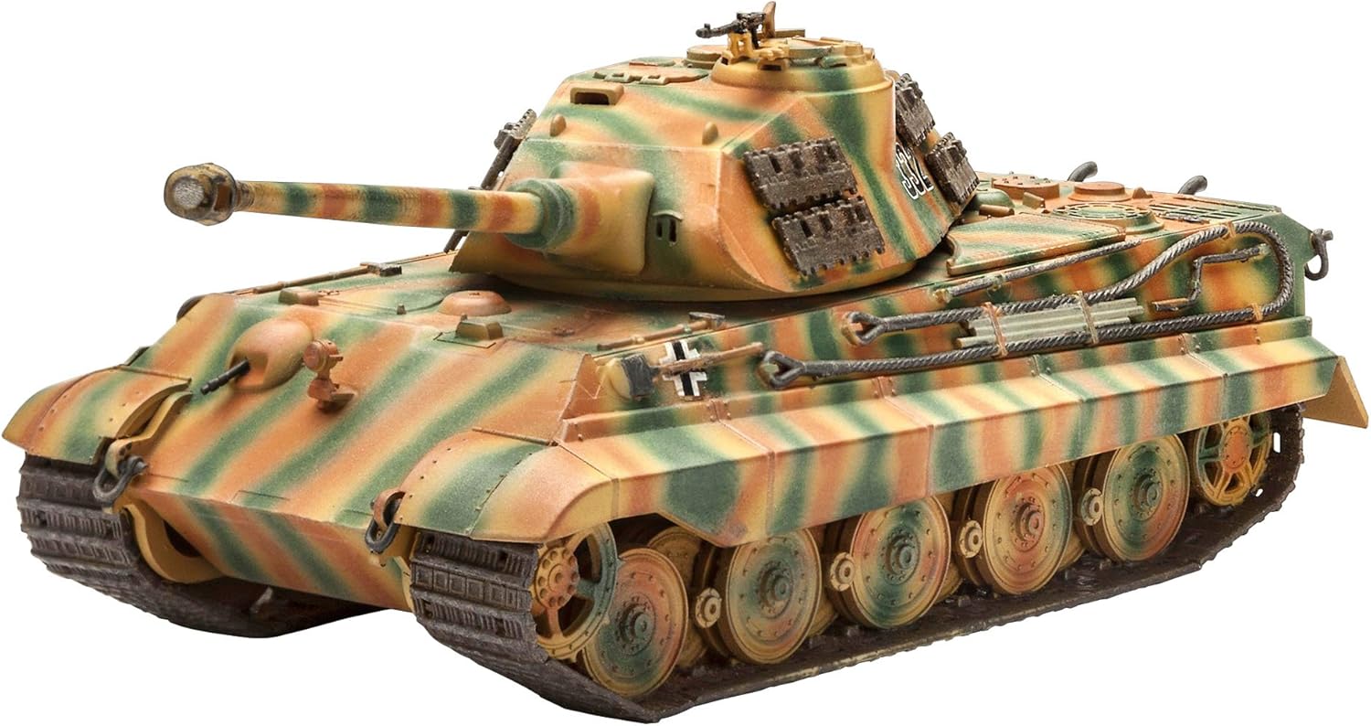 Revell 03138 Tiger II Ausf. B (Porsche Prototype Turret) Model Kit, 1: ...