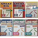 Amazon.com: Word Search Puzzle Book Bundle (4-Pack Bundle) Easy-to-Read ...