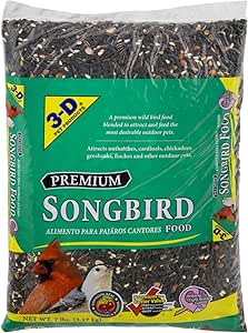 Amazon.com : 3-D Pet Products Premium Songbird Food Dry Bird Food, 7 LB ...