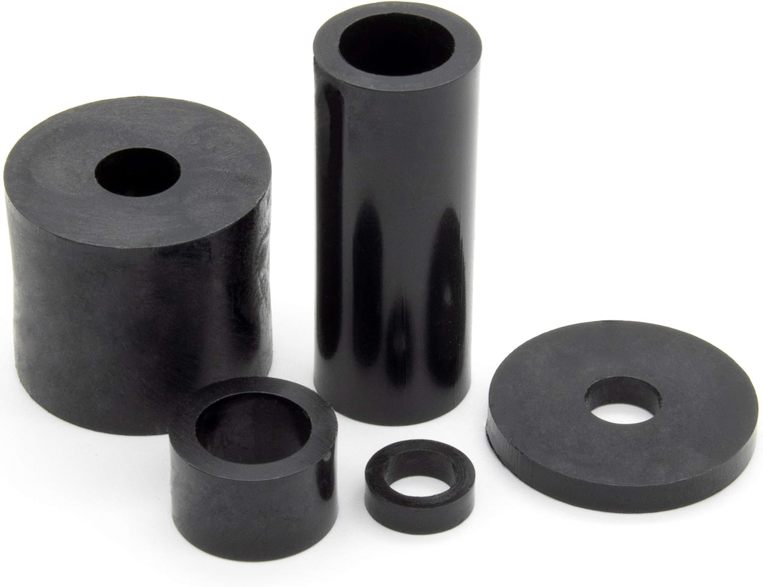 10 x 6,3 x 22,5 mm espaciadores redondos de plástico arandelas ...