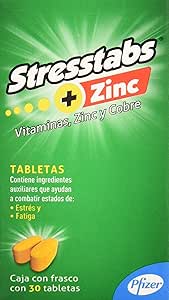 Stresstabs Multivitamínico 600 con Zinc Frasco con 30 tabletas: Amazon ...