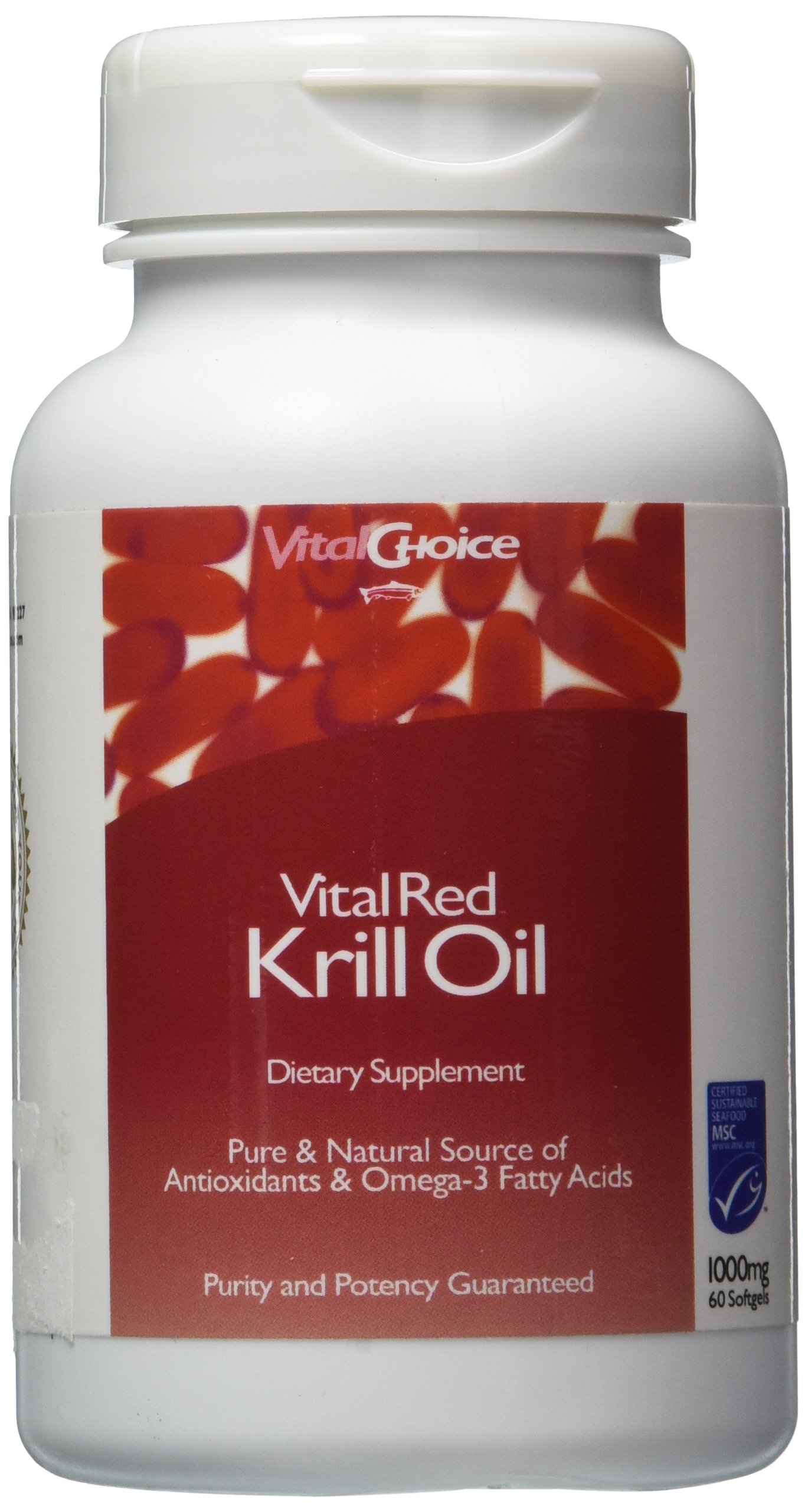 Amazon.com: Vital Choice Wild Alaskan Sockeye Salmon Oil, Omega-3 ...