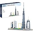 Amazon.com: KLMEi Architecture Dubai Micro Building Blocks Set Skyline Series Adult and Children ...