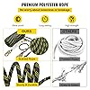 Climbing Rope, Fall Protection Safety Rope, 25 50 100 150ft Vertical ...