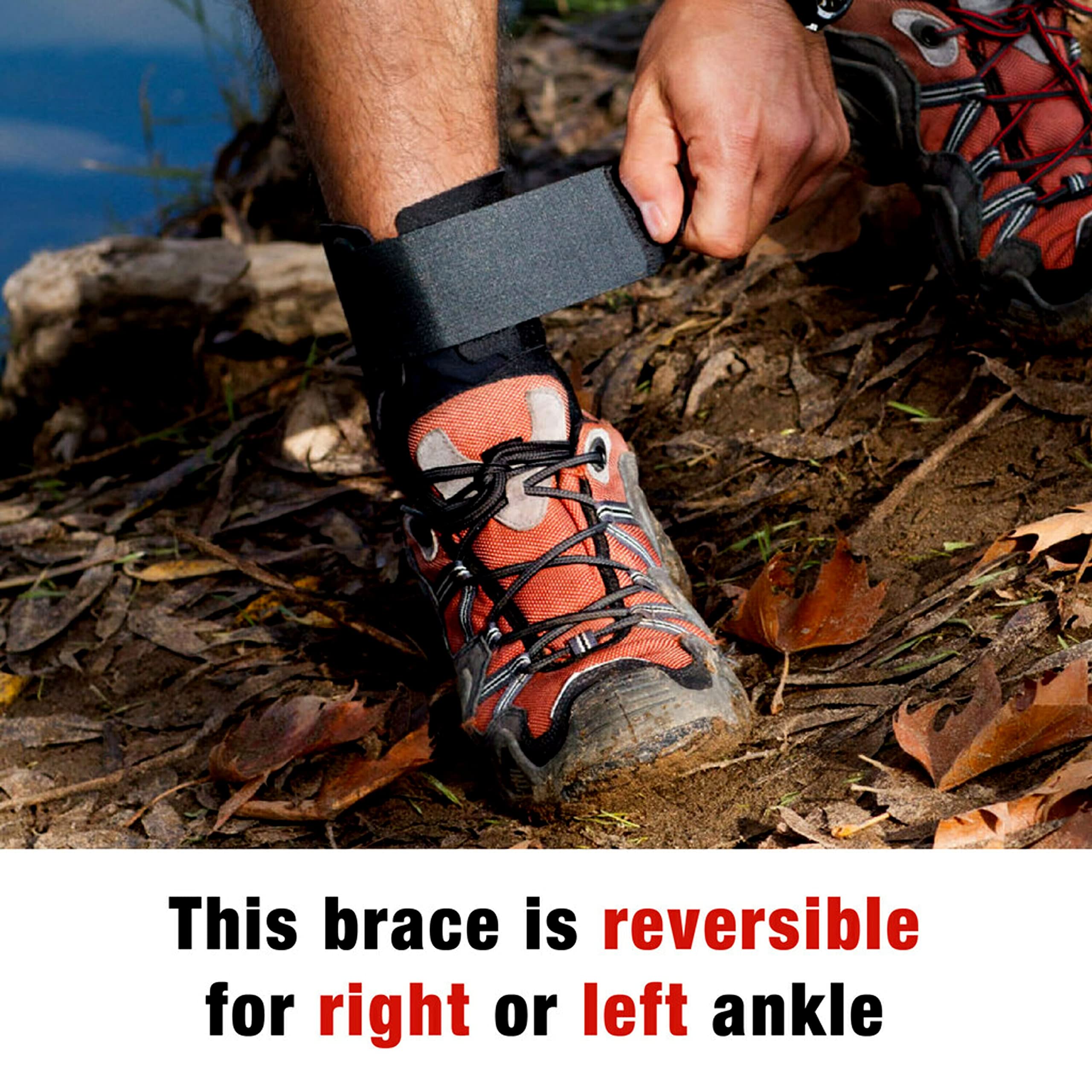 Mua ACE Brand Deluxe Adjustable Ankle Stabilizer, Firm Stabilizing ...