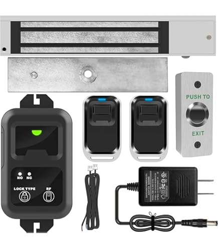 Door Buzzer Entry System Double Door Lock 280kg 600lbs Electronic ...