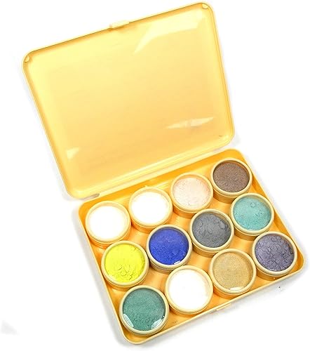 Enamel powders set of 12 transparent starter set kit enamelling enamels ...