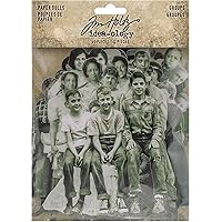 Amazon.com: Tim Holtz Paper Dolls Groups Craft and Hobby, 50 Piece