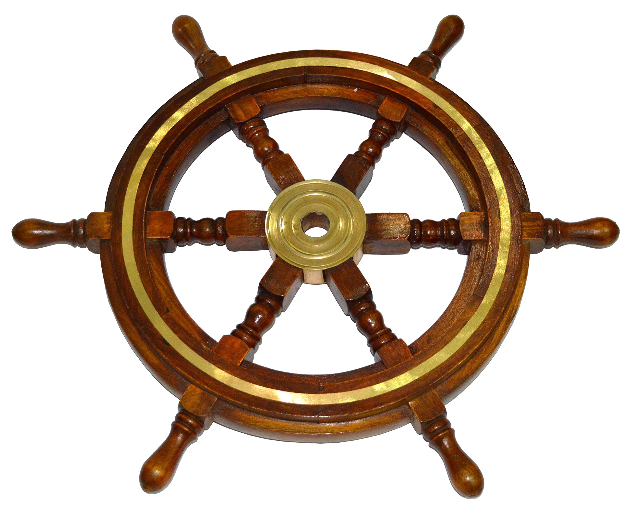Buy The New Antique Store Ship Wheel With Brass Accents Made Of Buy The New Antique Store Ship Wheel With Brass Accents Made Of