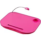 New Lap/Laptop Desk/Table with Light/Lamp & Cushion: Amazon.co.uk ...