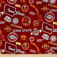 Amazon.com: NCAA Iowa State Cyclones 1178 Tone on Tone Maroon/Red ...