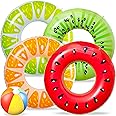 Amazon.com: 90shine 5PCS Fruit Pool Floats Watermelon Kiwi Orange Lemon ...