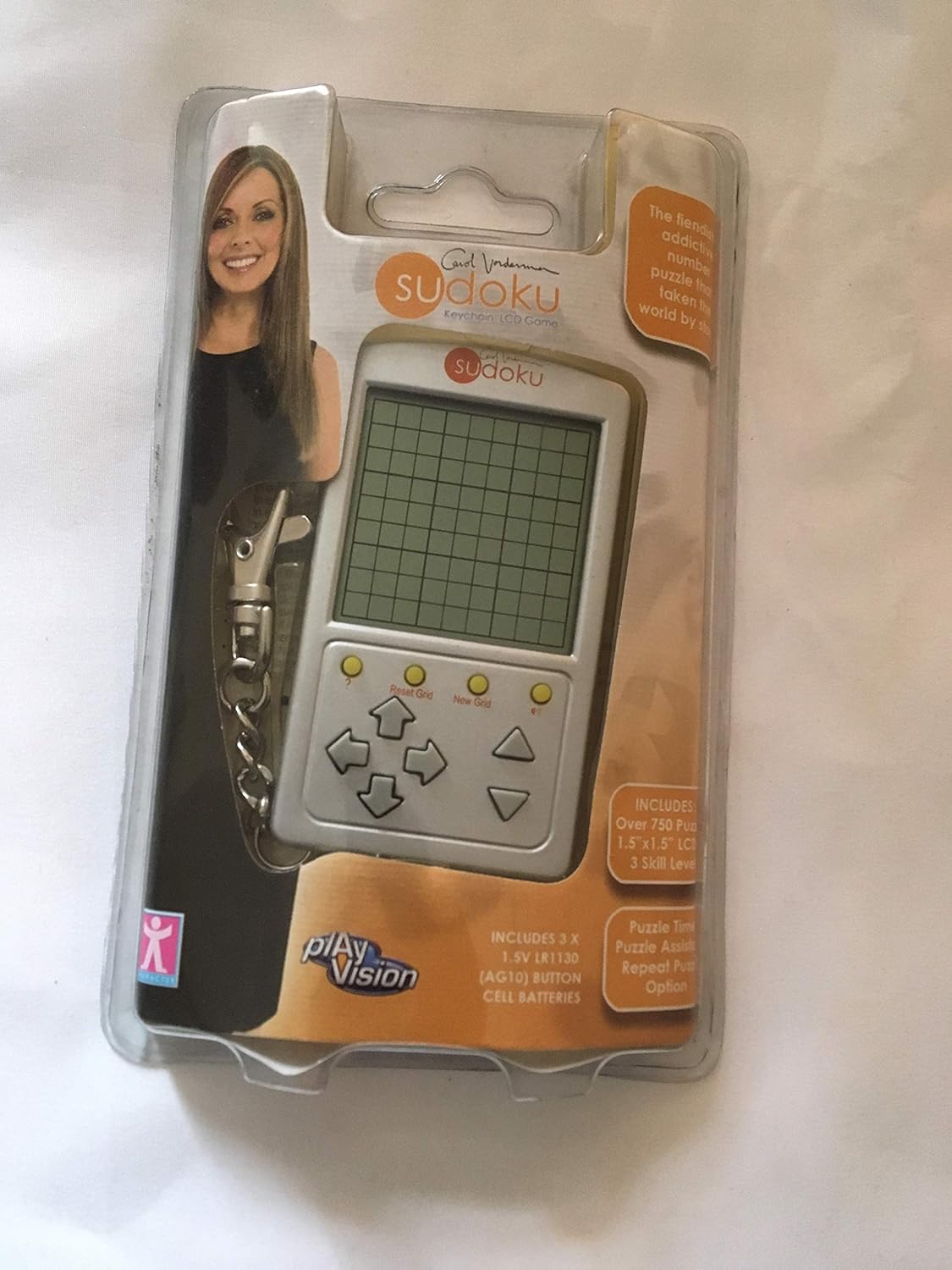 Carol Vorderman’s Sudoku Keychain LCD Game – BigaMart