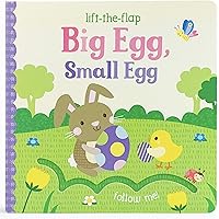 Big Egg, Small Egg - Lift-a-Flap Board Book, Gifts for Easter Baskets ...