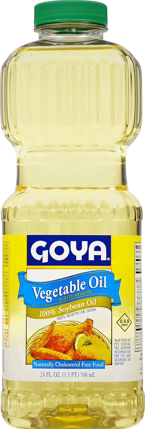 Amazon.com : Goya Foods Vegetable Oil, 24 Fluid Ounce (Pack of 12 ...